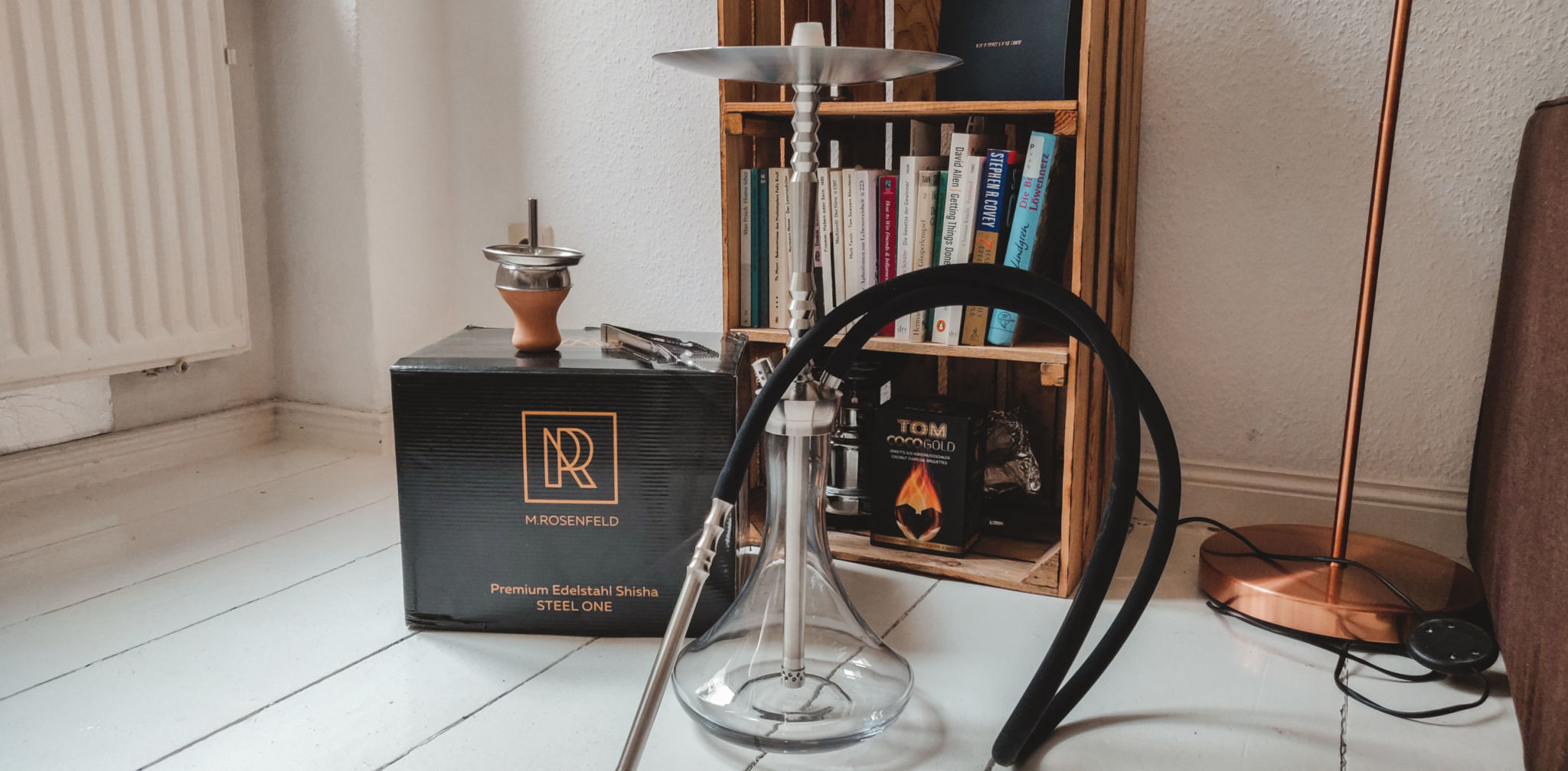 Edelstahl Shisha STEEL One im Test M. Rosenfeld - Shisha Experte