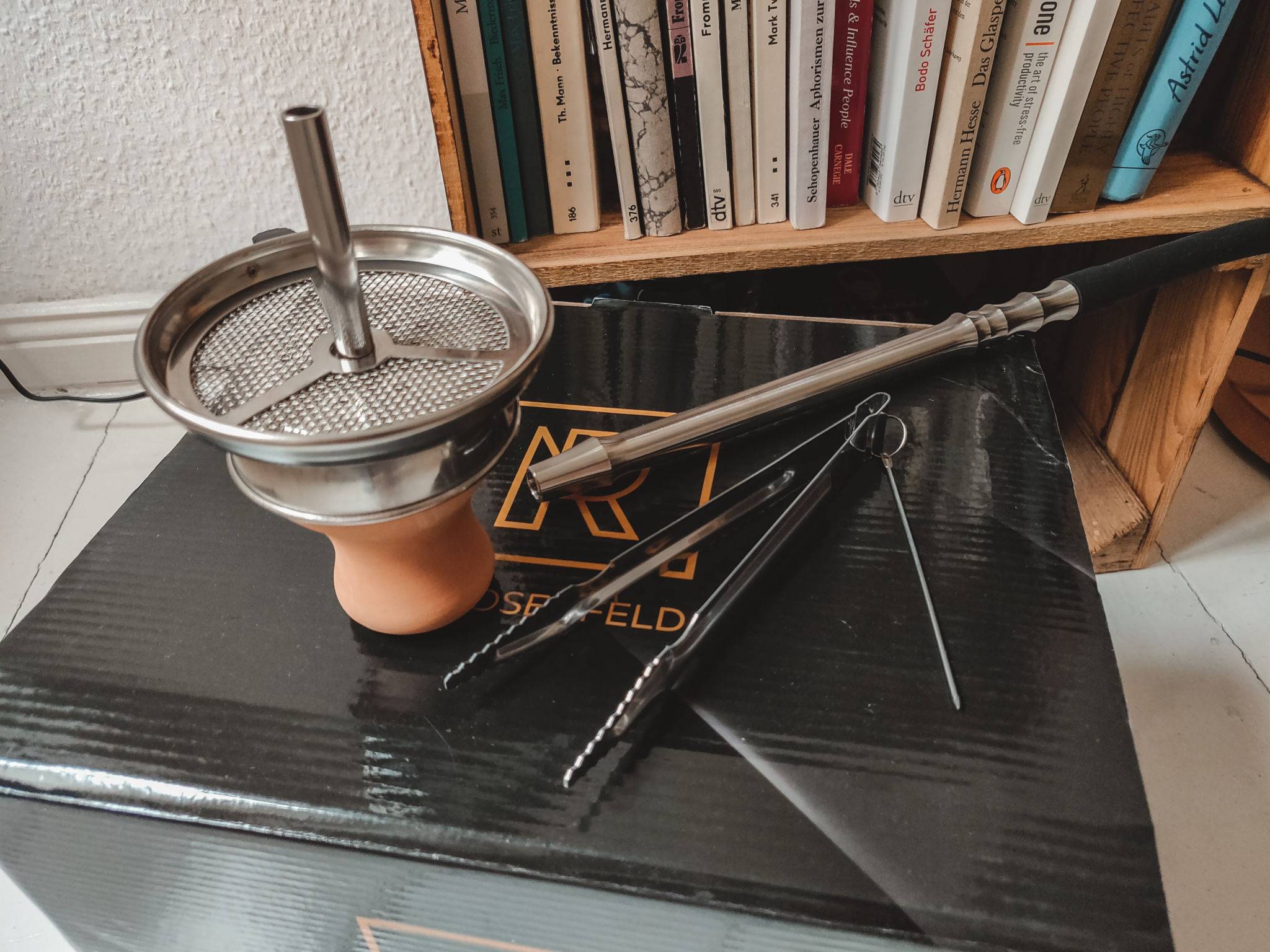 Edelstahl Shisha STEEL One im Test M. Rosenfeld - Shisha Experte